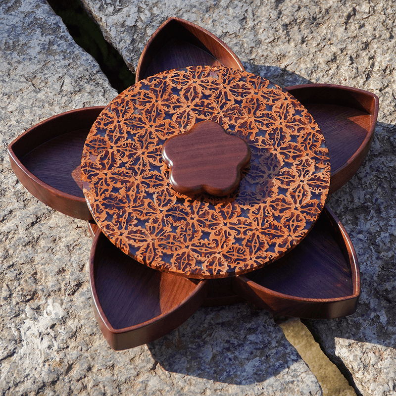 Walnut Furniture Storage Box - Tudou Bamboo Crafts